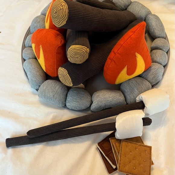 Toys | Plush Campfire Set With Marshmallows And Smores | Poshmark